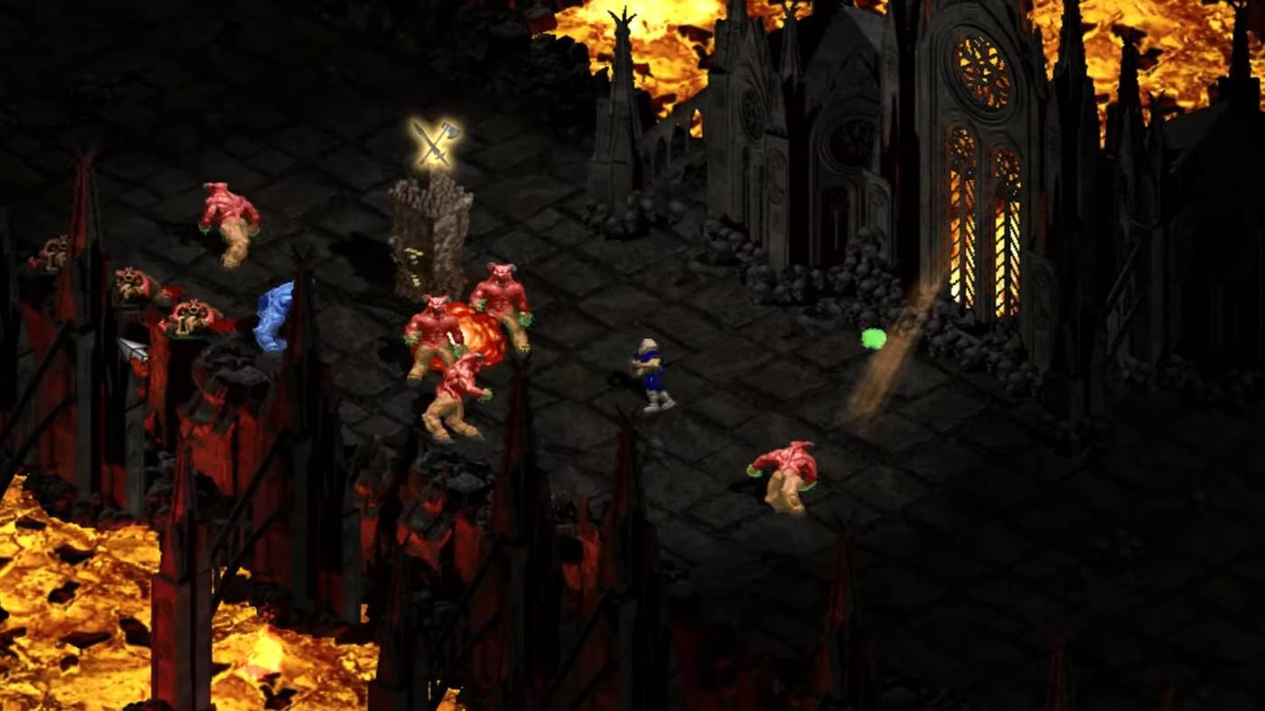 Фанат пытается скрестить Doom 2 и Diablo 2