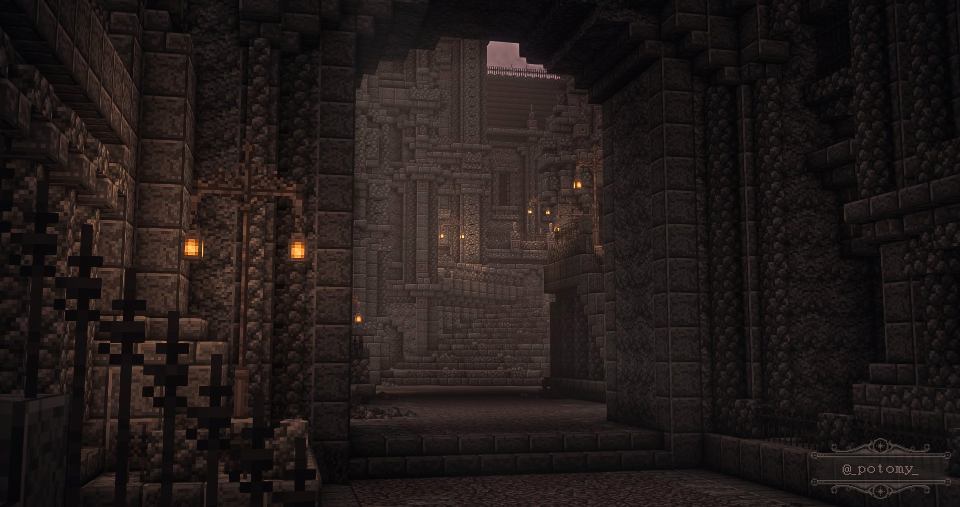 Город в стиле Bloodborne строят в Minecraft: фото