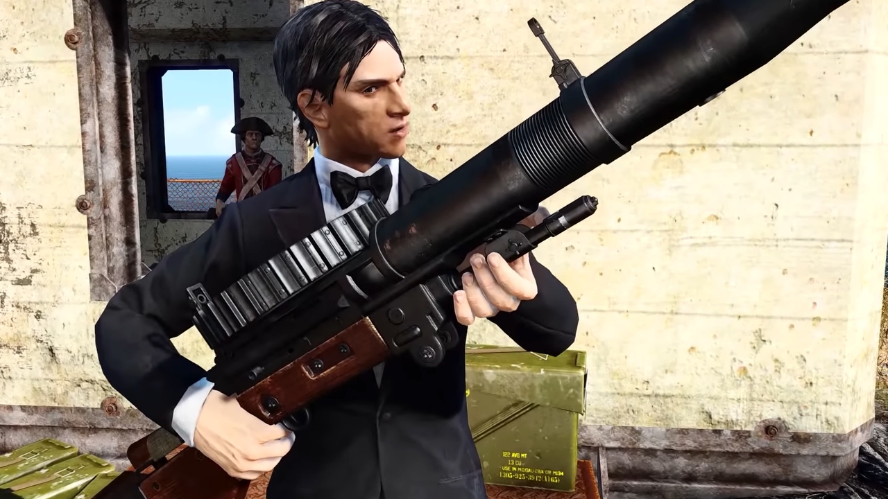 Авторы Fallout London предлагают опробовать пулемет