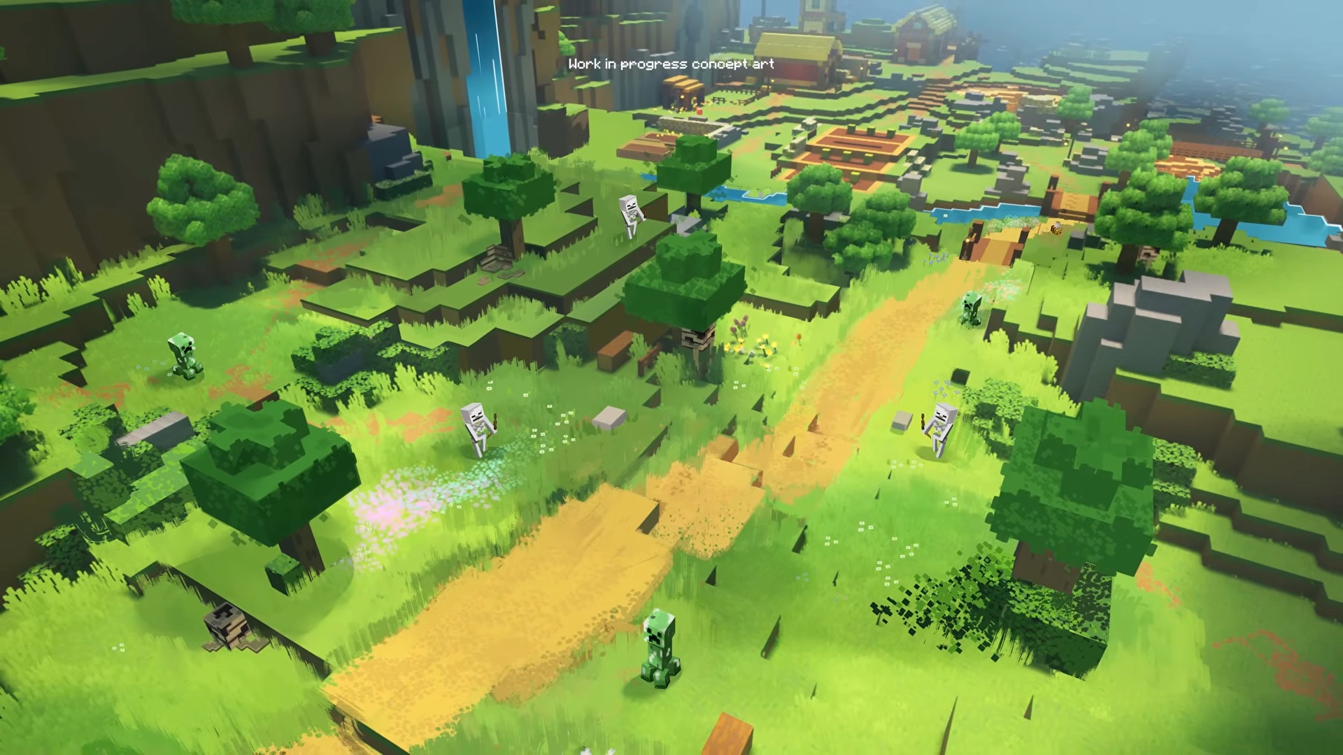 Концепты Minecraft Dungeons 2 — будет гигантский Хранитель